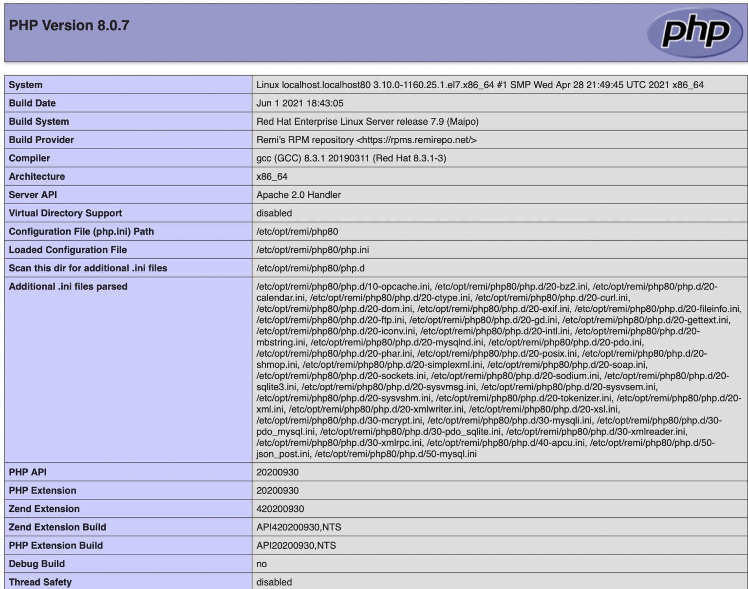 初心者向け CentOS7.9 に PHP8.0をインストール｜島一ブログ